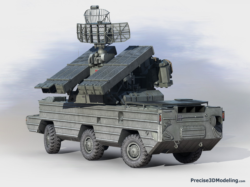 Russian Osa-AKM (SA-8B GECKO) Mobile SAM system